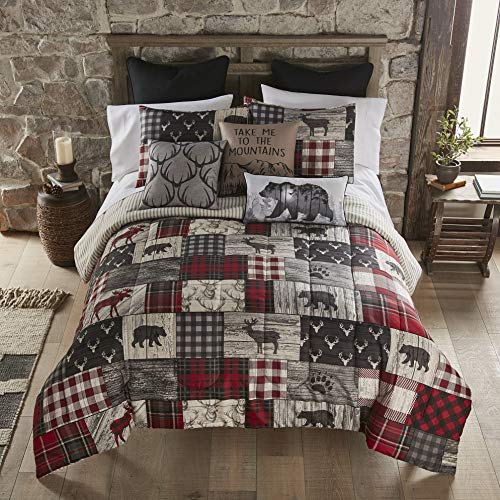 Donna Sharp Throw Pillow - Timber Antler Decorative Throw Pillow - 18" x 18" Square