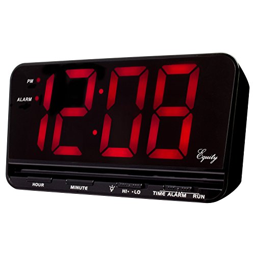 Equity 30401 3" Red LED Electric Alarm Clock, X-Large