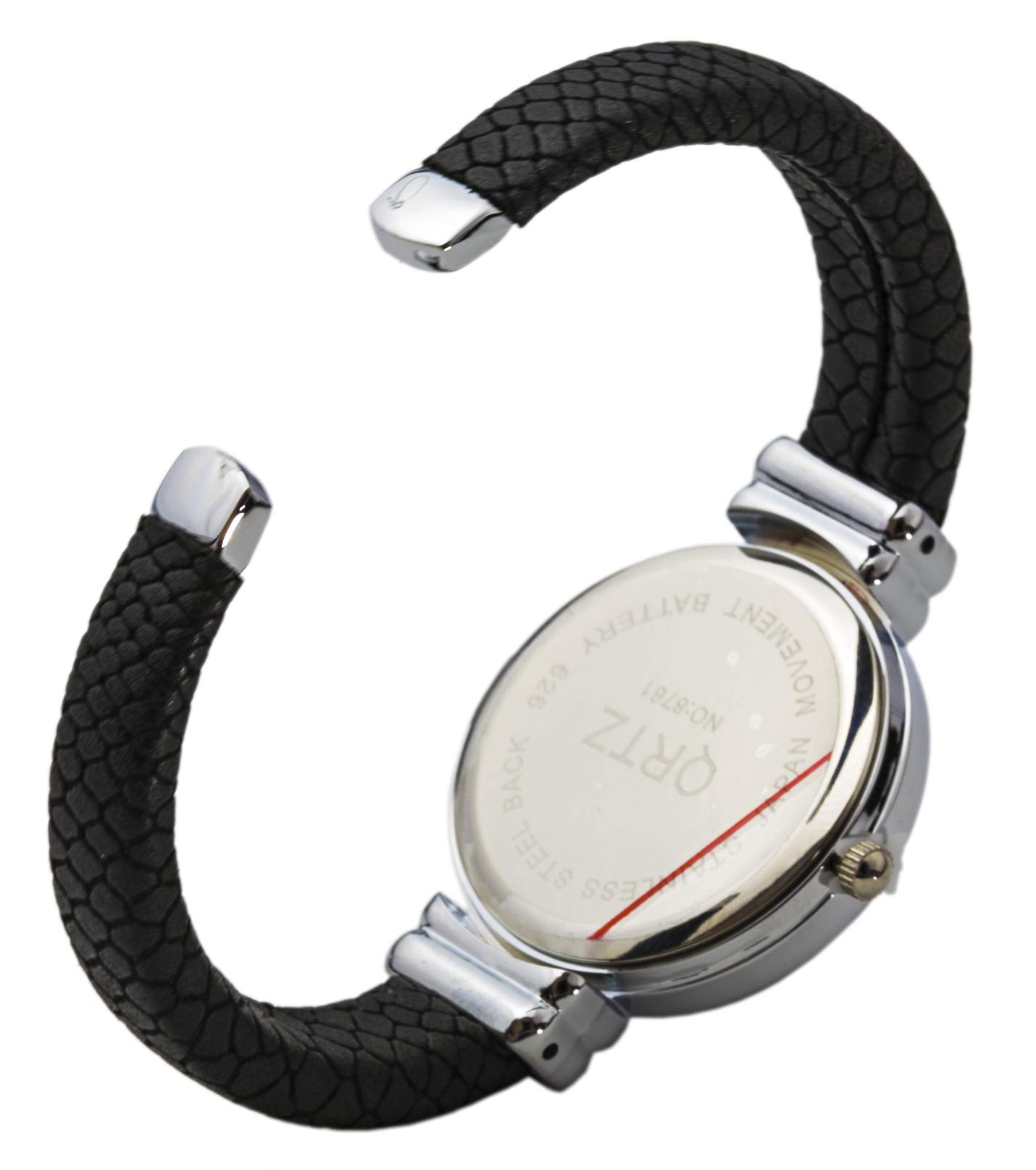 NYKKOLA Classic Small Face Crystal Bracelet Watches Snake Style Band Slim Case Women's Bangle Cuff Watch Quartz Wristwatch