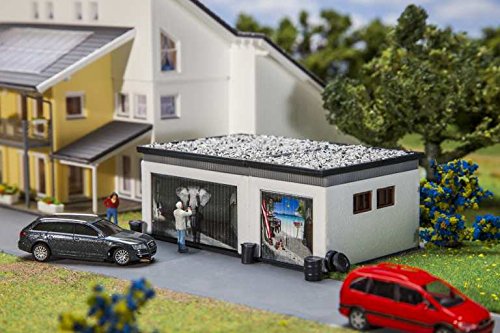 Faller 130620 Double Garage with Drive HO Scale Building Kit