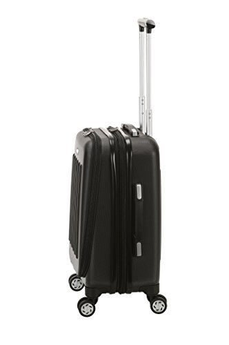 Rockland Titan Hardside Spinner Luggage, Black, Carry-On 19-Inch