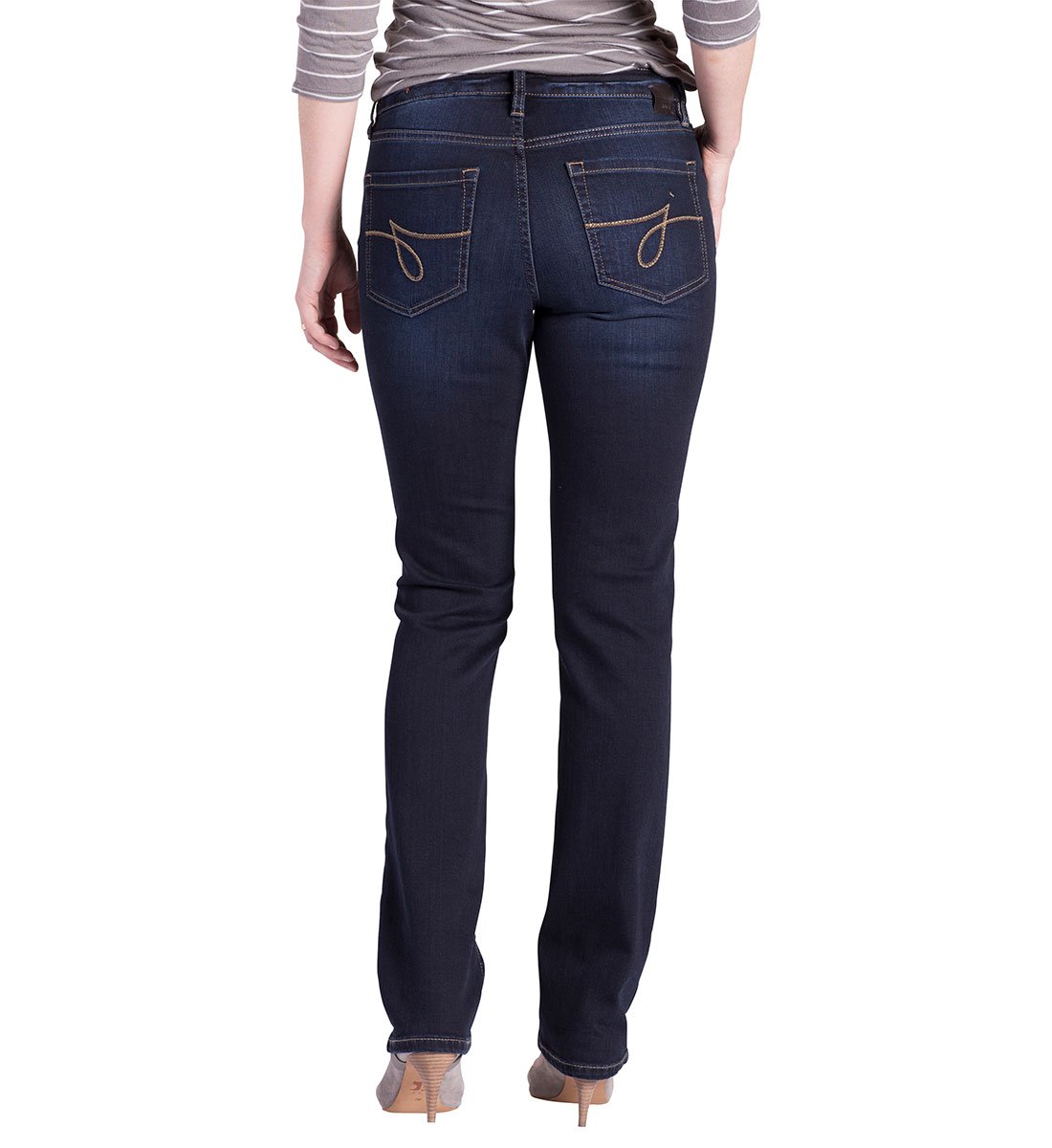 Jag Jeans Women's Portia Straight Jean, Indigo, 8