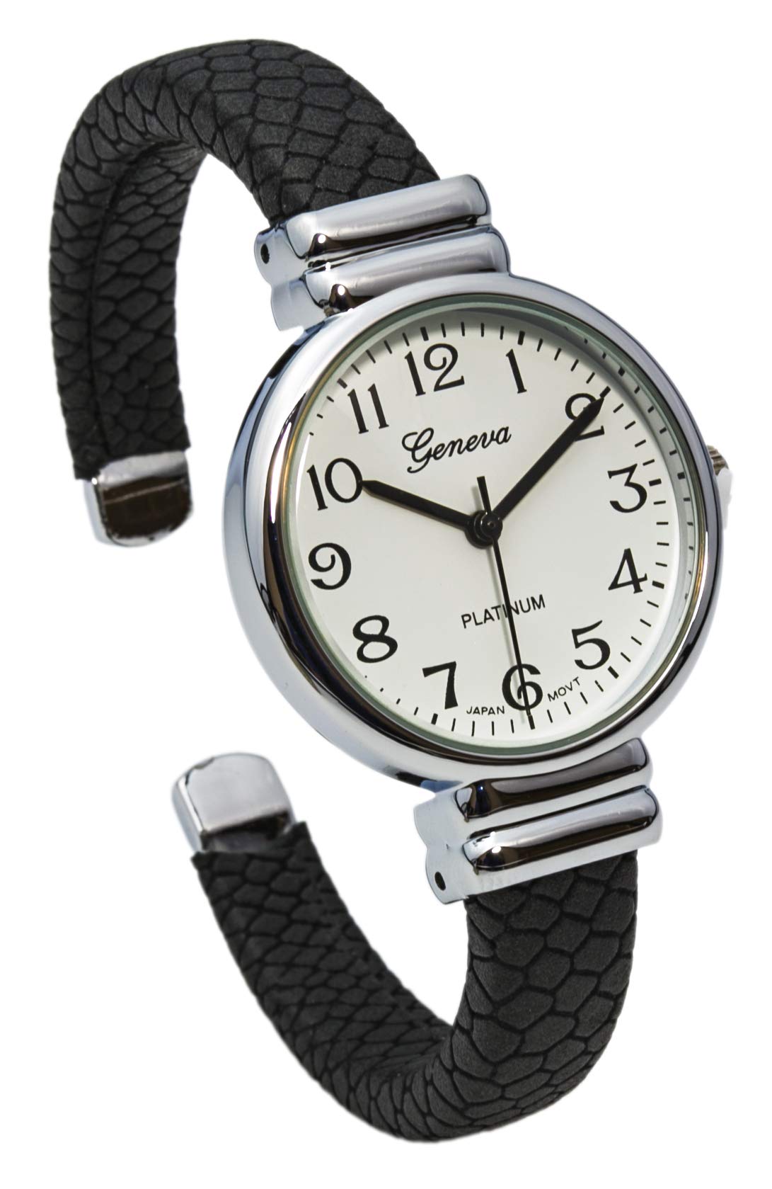 NYKKOLA Classic Small Face Crystal Bracelet Watches Snake Style Band Slim Case Women's Bangle Cuff Watch Quartz Wristwatch
