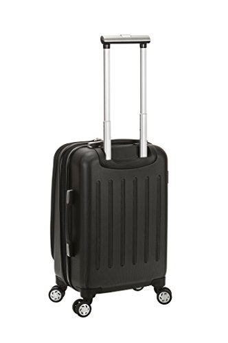 Rockland Titan Hardside Spinner Luggage, Black, Carry-On 19-Inch