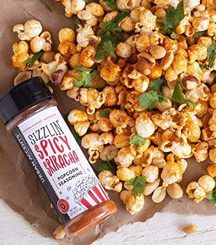 Gourmet Popcorn Seasoning Variety Pack, All Natural (6 Flavors) - Dill Pickle, White Cheddar, Kettle Corn, Caramel, Sriracha, Cracked Pepper Asiago