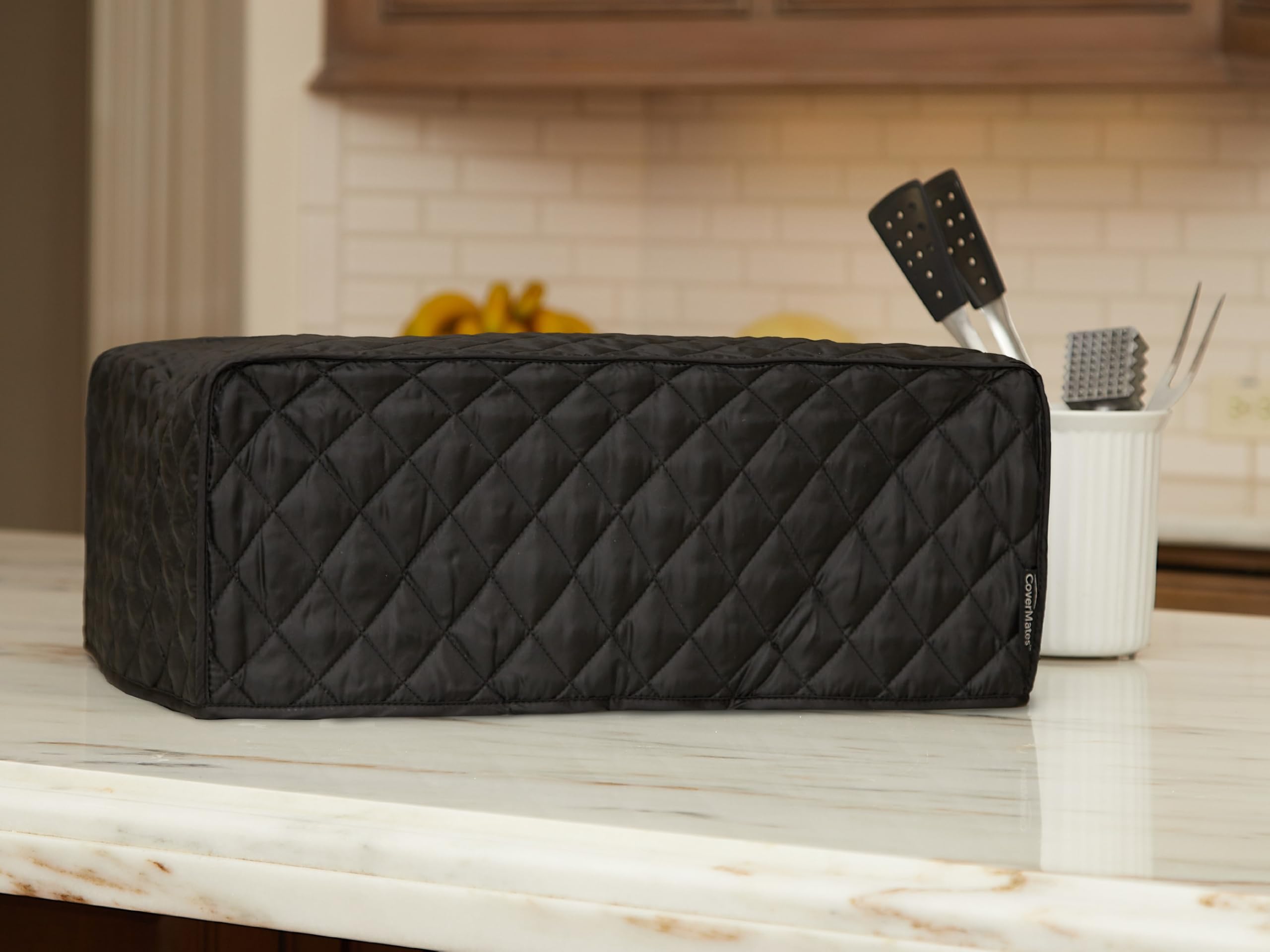 Covermates Keepsakes – Griddle Cover – Dust Protection - Stain Resistant - Washable – Appliance Cover, Black