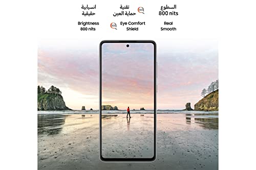 Samsung Galaxy A72 A725F-DS 4G Dual 256GB 8GB RAM Factory Unlocked (GSM Only | No CDMA - not Compatible with Verizon/Sprint) International Version - Awesome Violet