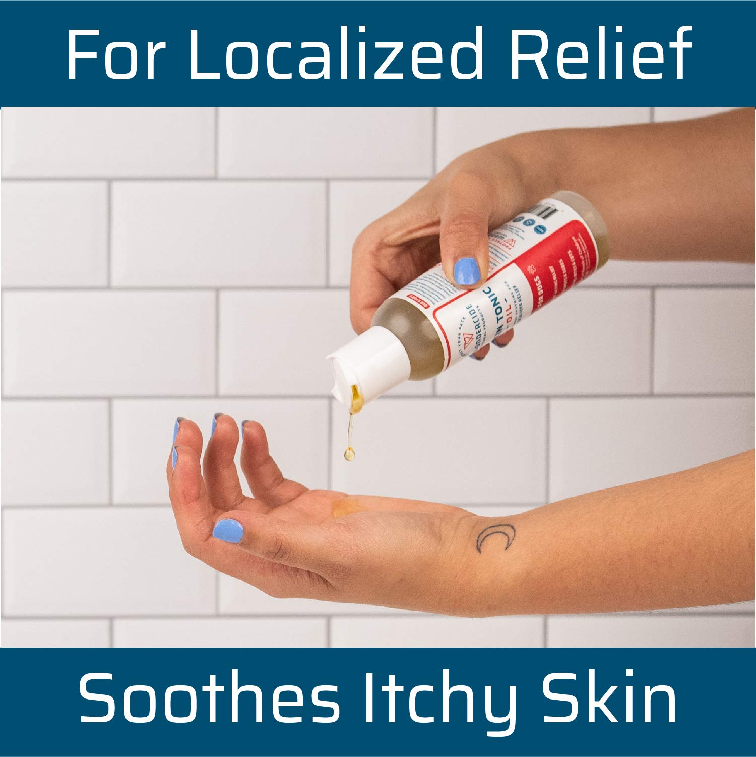 Wondercide - Skin Tonic Oil for Hot Spot, Itch, and Rash Relief with Natural Essential Oils - First Aid Remedy for Dogs - 4 oz