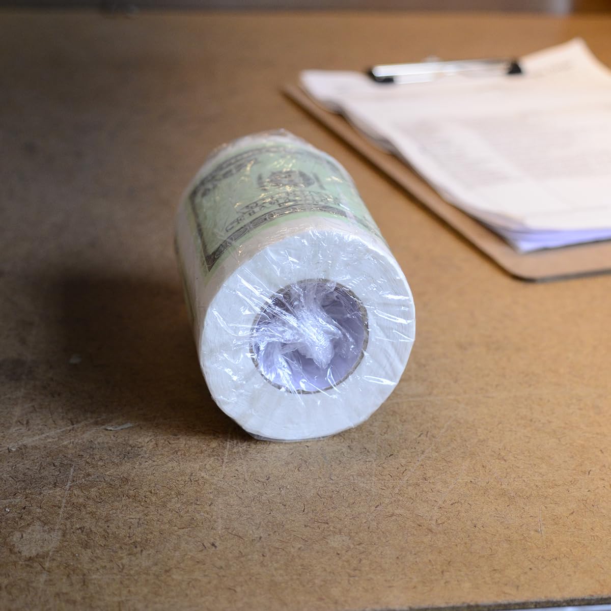 Treasure Gurus 100 One Hundred Dollar Bill Roll of Toilet Paper