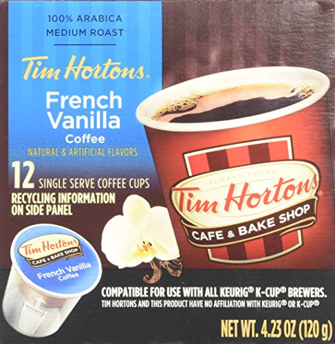 Tim Hortons Single Serve RealCup - French Vanilla Coffee Cups - 12 ct