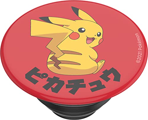 PopSockets Phone Grip with Expanding Kickstand, PopSockets for Phone, Pokemon - Pikachu Katakana