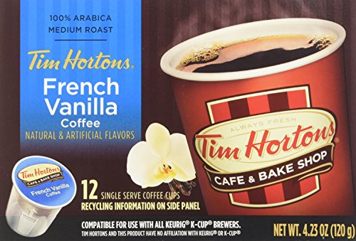 Tim Hortons Single Serve RealCup - French Vanilla Coffee Cups - 12 ct