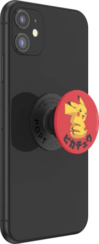 PopSockets Phone Grip with Expanding Kickstand, PopSockets for Phone, Pokemon - Pikachu Katakana