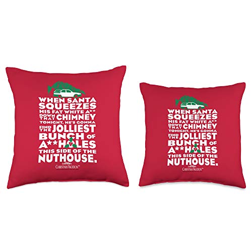 Warner Bros. National Lampoon's Christmas Vacation Jolliest Bunch Throw Pillow, 16x16, Multicolor