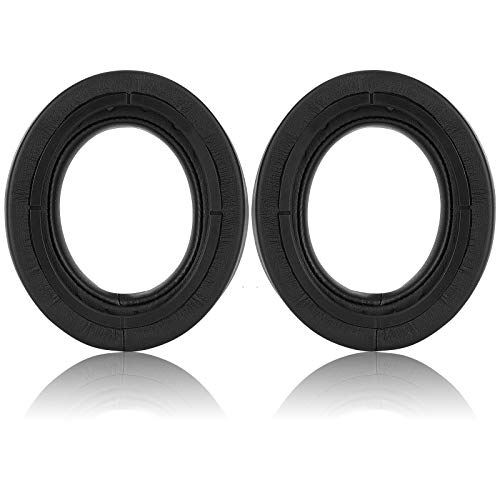 Jecobb Replacement Ear Pads Cushion Cover with Protein Leather & Memory Foam for Corsair HS70 PRO, HS60 PRO, HS50 PRO Headset ONLY – Oval (Black)