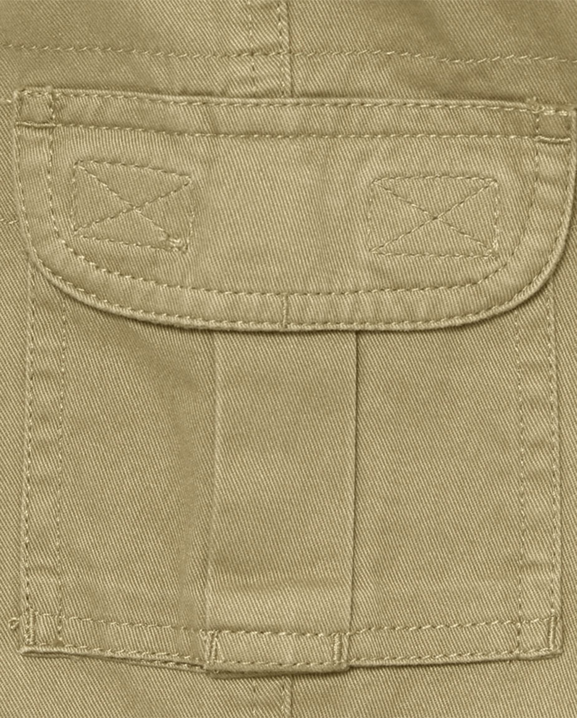 The Children's Place Boys Pull on Cargo Pants,Flax Single,14