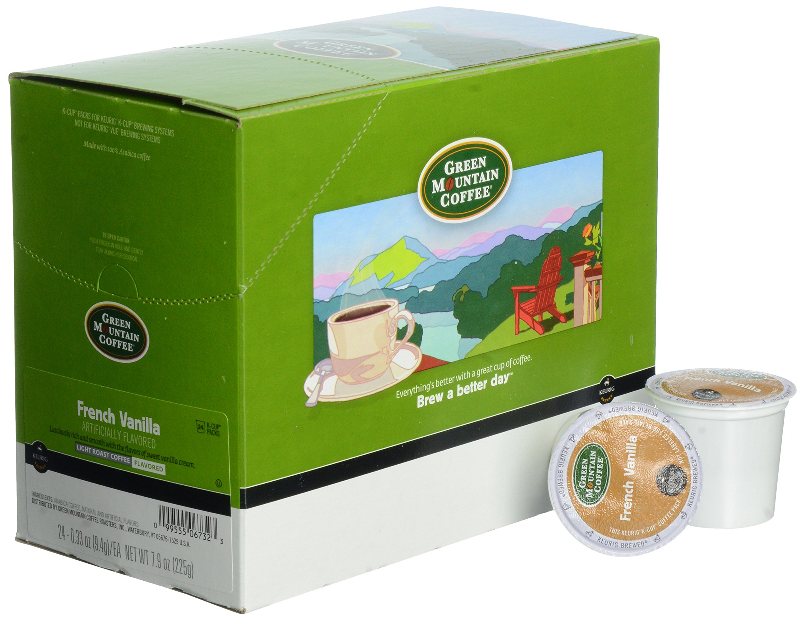 Green Mountain Coffee French Vanilla, K-Cup Portion Pack for Keurig K-Cup Brewers, 24-Count