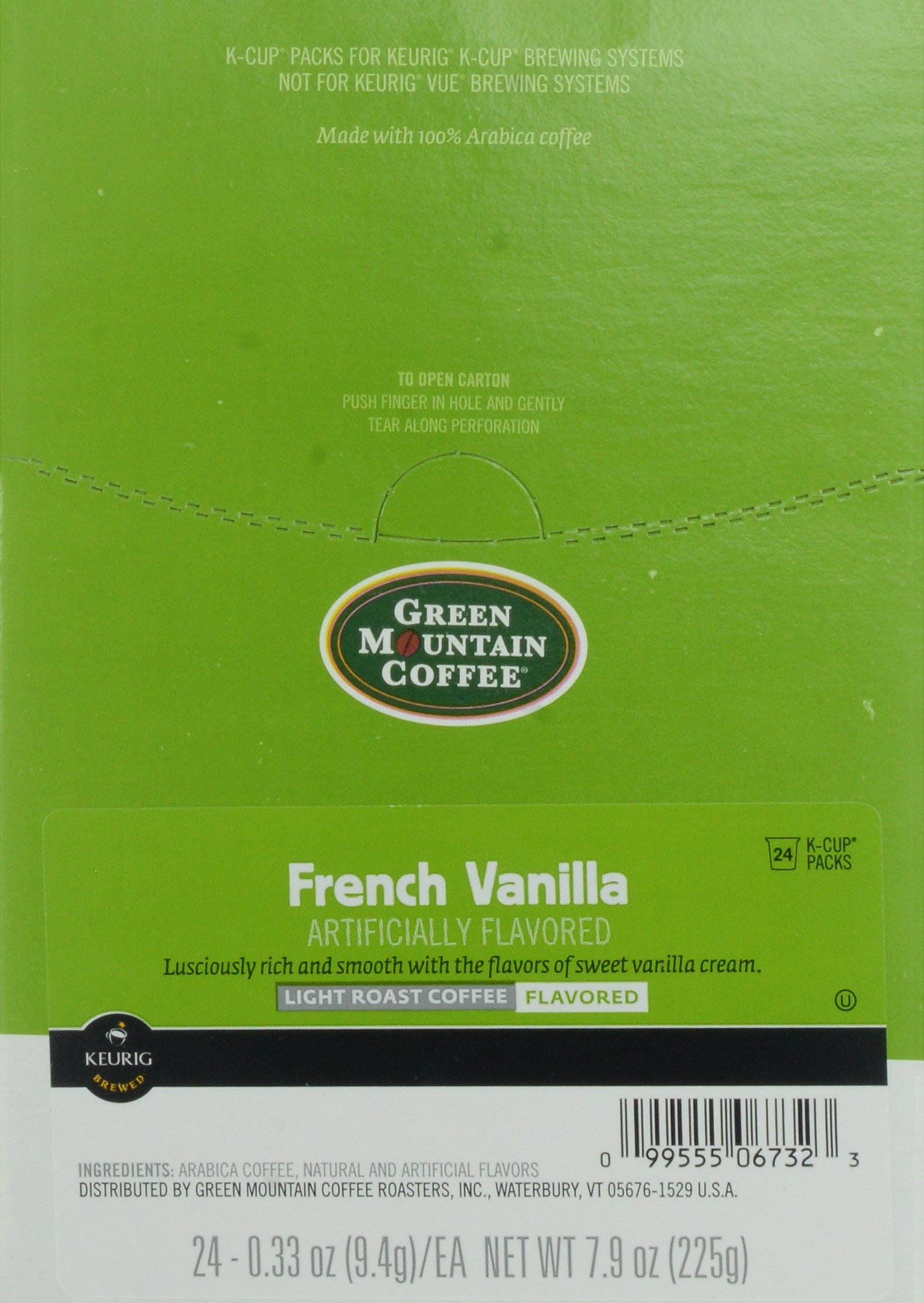 Green Mountain Coffee French Vanilla, K-Cup Portion Pack for Keurig K-Cup Brewers, 24-Count