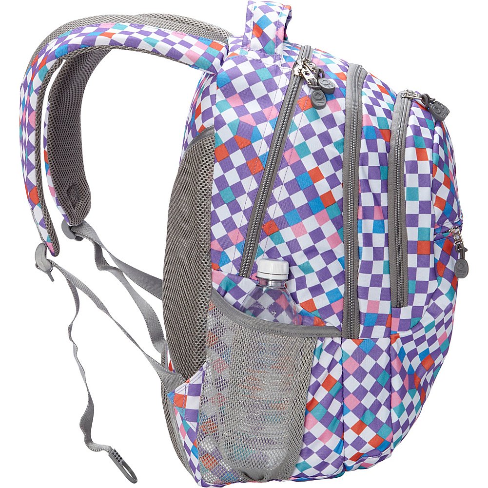 J World New York Cornelia School Backpack for Kids. Cute Womens Laptop Bookbag, Dandelion, 18 X 12.5 X 8 (H X W X D)