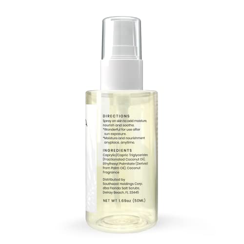 Florida Salt Scrubs Florida Glow Spray Lotion, 60 Milliliter, Coconut