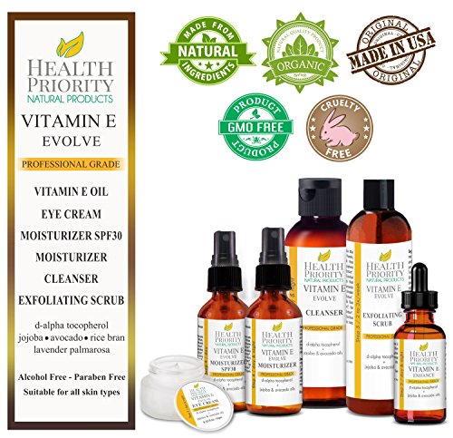 Organic Daily Moisturizer with SPF Infused with Vitamin E Oil | Sunscreen for Face | Anti-Aging Hydrating Lotion for Skin | Facial Moisturizer with SPF to Protect against UV Rays | 1 Fl Oz