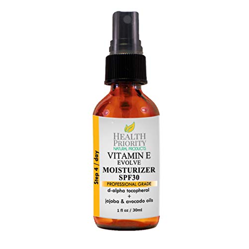 Organic Daily Moisturizer with SPF Infused with Vitamin E Oil | Sunscreen for Face | Anti-Aging Hydrating Lotion for Skin | Facial Moisturizer with SPF to Protect against UV Rays | 1 Fl Oz