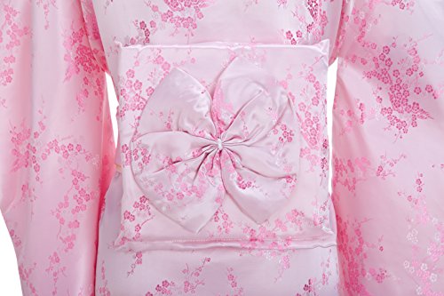 Joy Bridalc Yukata Women's Gorgeous Japanese Traditional Satin Kimono Robe
