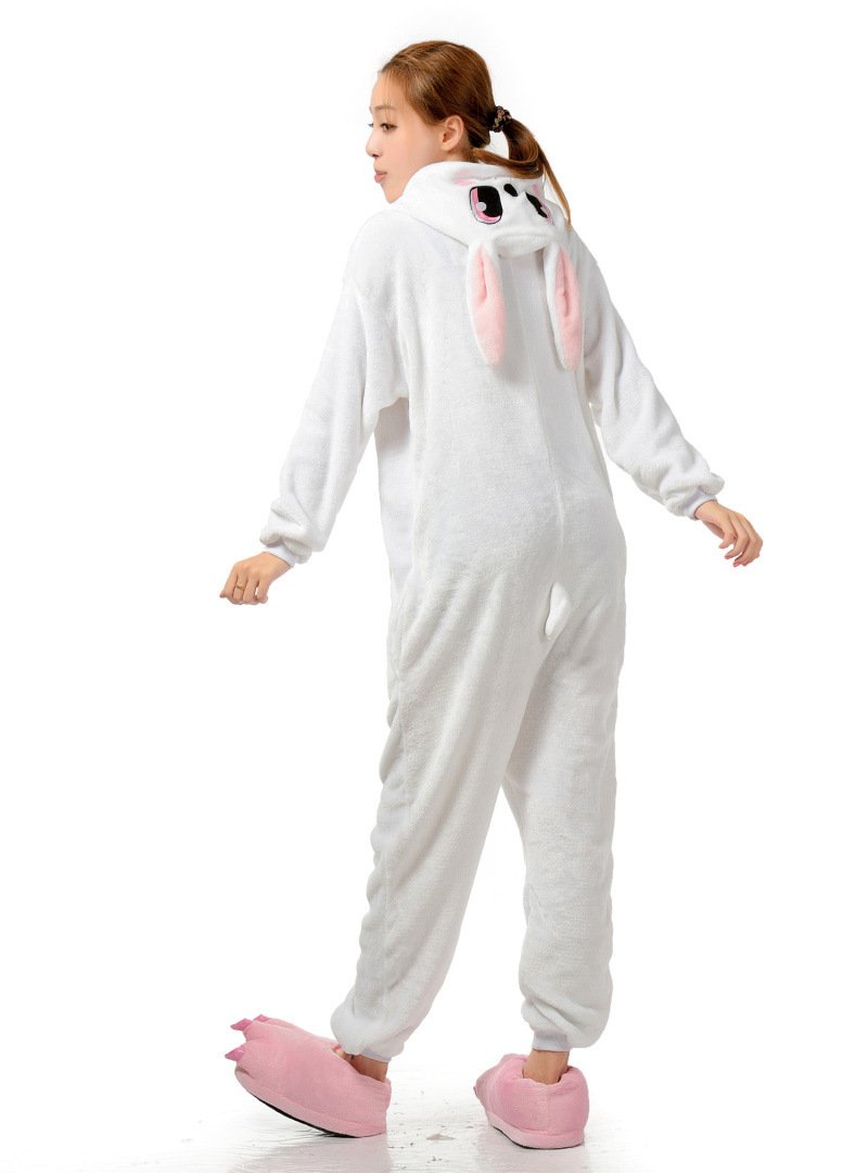 MizHome Easter Bunny Rabbit Cosplay Pajamas Anime Costume Homewear Lounge Wear S