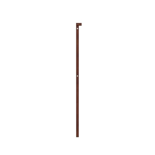 AFI, Mission Twin Solid Wood Headboard with Attachable Charger, Walnut