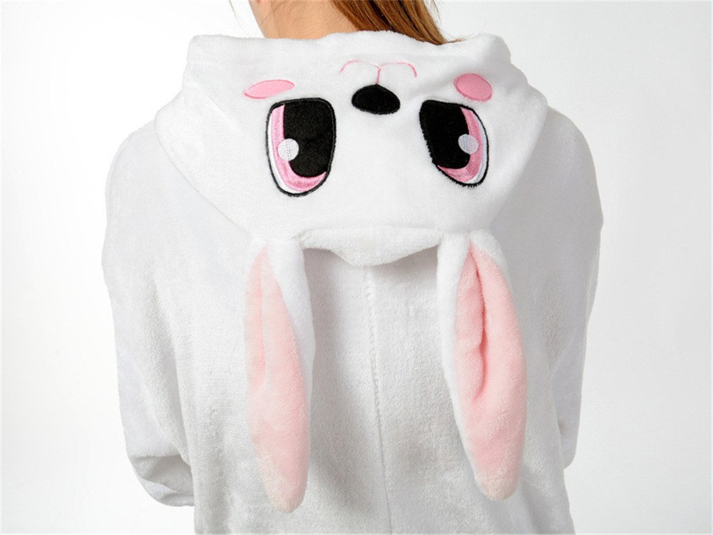 MizHome Easter Bunny Rabbit Cosplay Pajamas Anime Costume Homewear Lounge Wear S