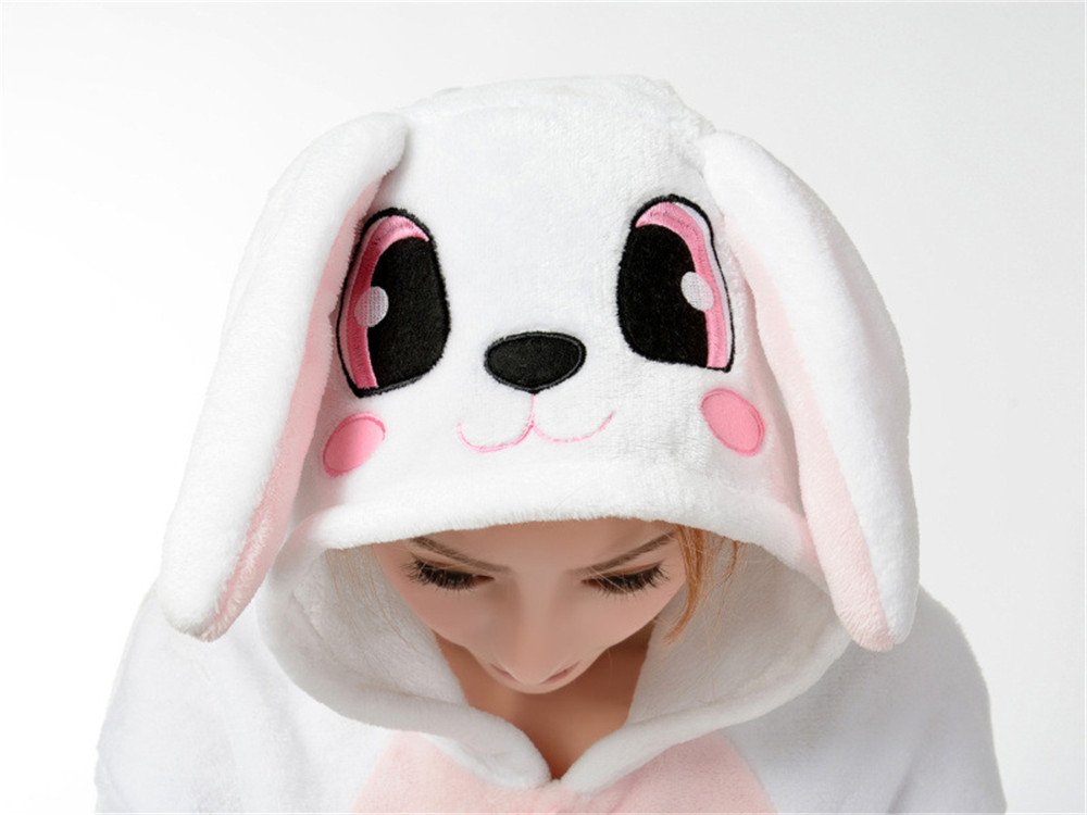 MizHome Easter Bunny Rabbit Cosplay Pajamas Anime Costume Homewear Lounge Wear S