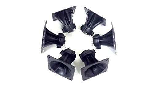 Nippon America 3 Pair of 3.25" x 3.25" Piezo Tweeter Element DJ Speaker Car Audio Square Single Super Horn NTX-1004PZ