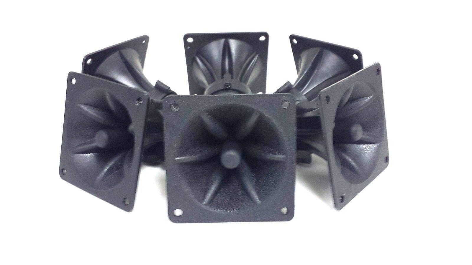 Nippon America 3 Pair of 3.25" x 3.25" Piezo Tweeter Element DJ Speaker Car Audio Square Single Super Horn NTX-1004PZ