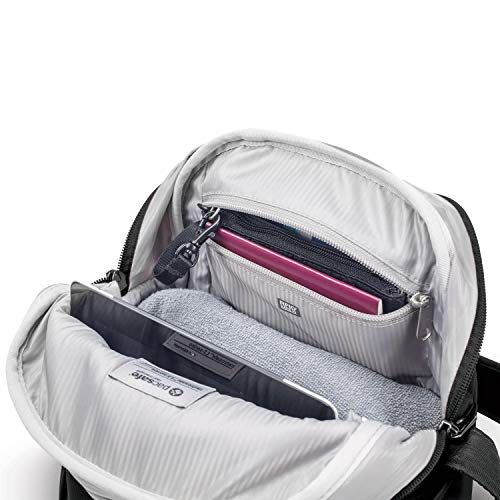 Pacsafe Metrosafe LS250 Lightweight Anti Theft Shoulder Bag, 12 Liter - Black
