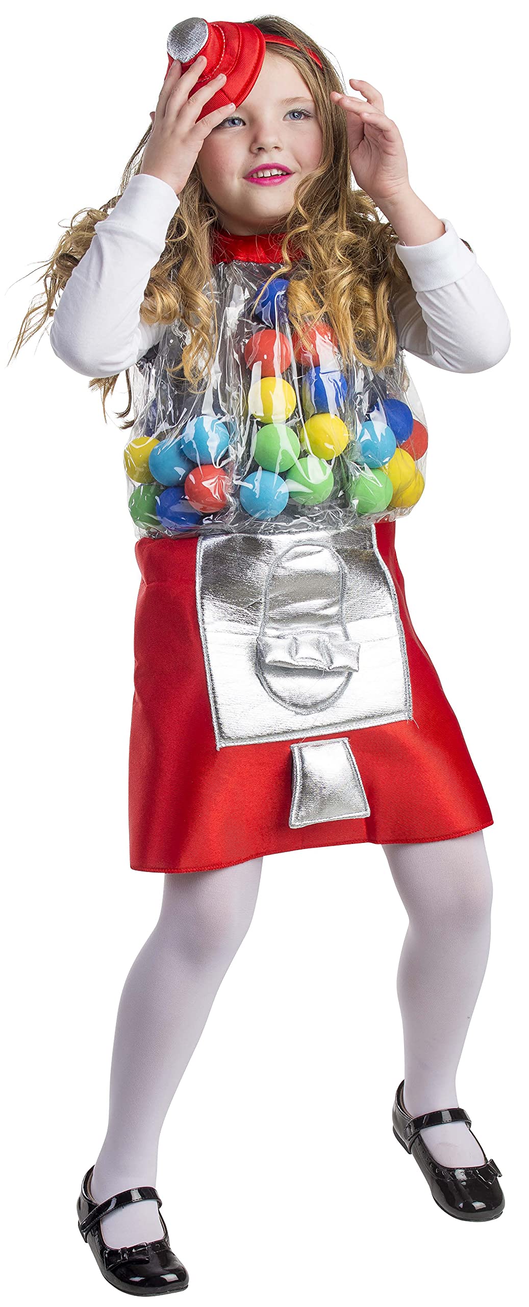 Dress Up America Gumball Machine Costume β Candy Girl Costume for Kids