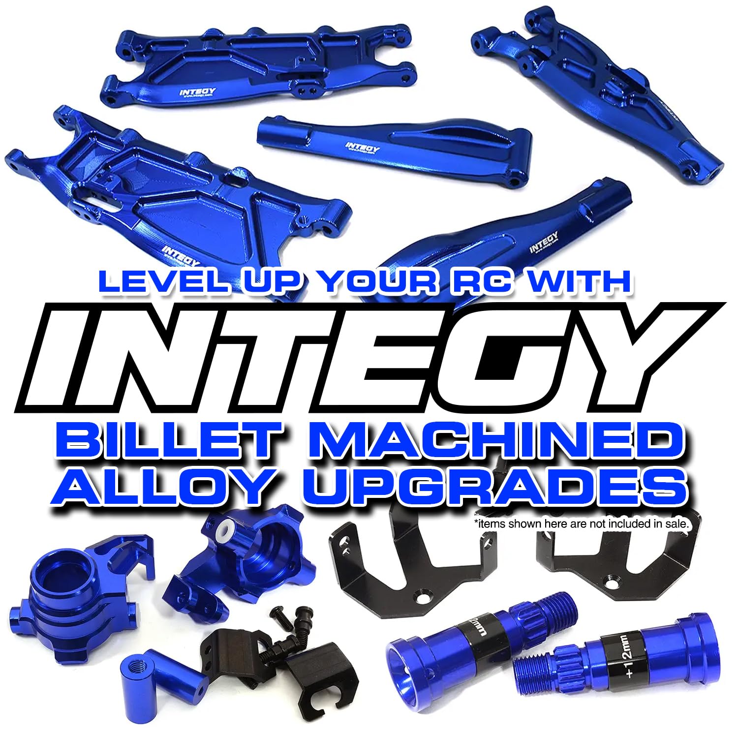 Integy RC Upgrades for HPI, Billet Machined Piggyback Shock (4) for HPI 1/10 Bullet MT & Bullet ST