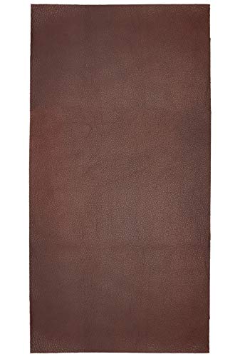REED Leather Hides - Cow Skins (12 X 24 Inches 2 Square Foot, Brown)