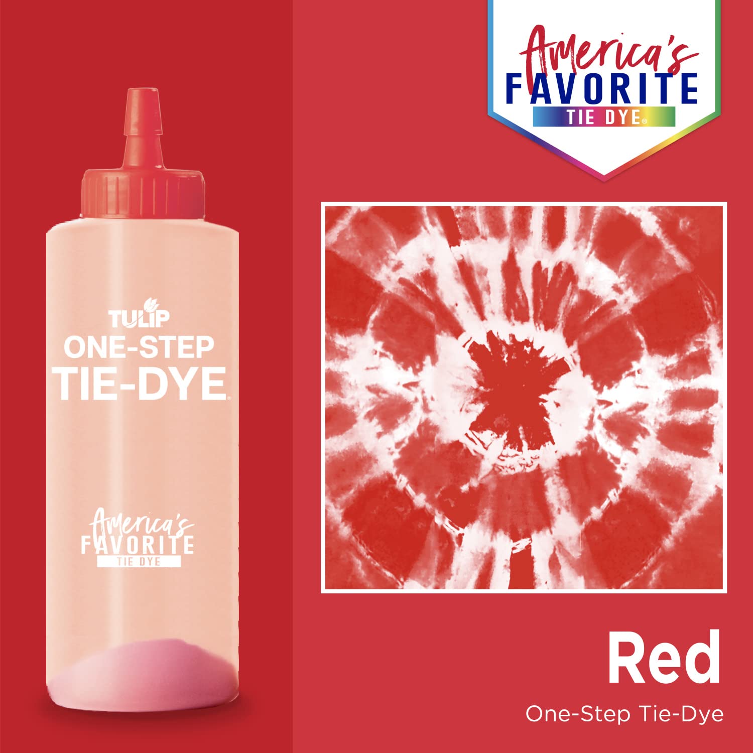 Tulip One Step Tie Dye Kit: Mini Patriotic Kit in Red and Blue (32453)