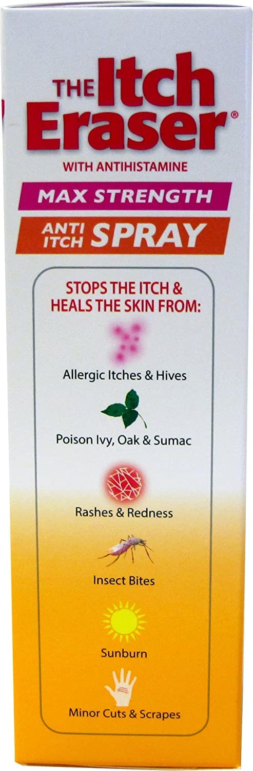 Tenders The Itch Eraser Spray Max Strength 0.95oz (4 Pack)