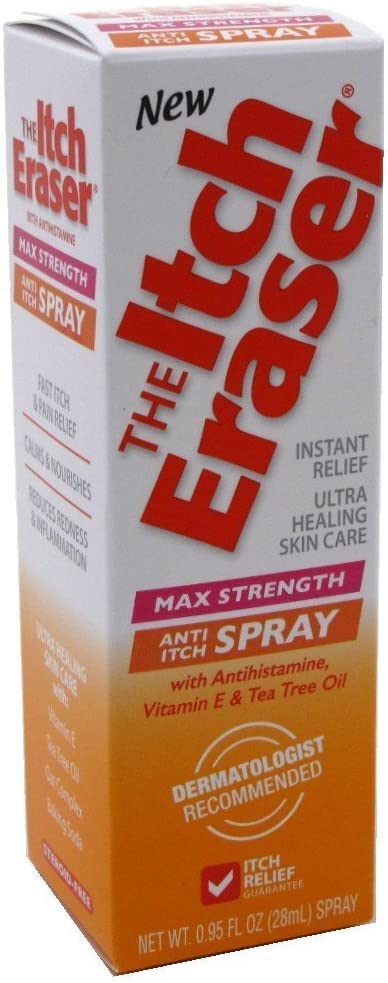 Tenders The Itch Eraser Spray Max Strength 0.95oz (4 Pack)