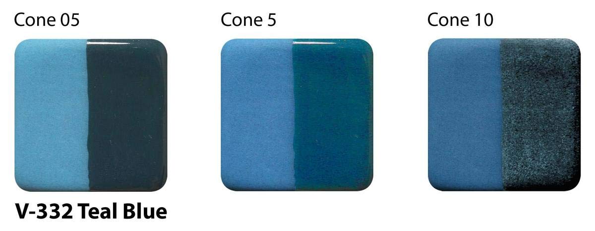 AMACO Velvet Underglaze Pint Teal Blue