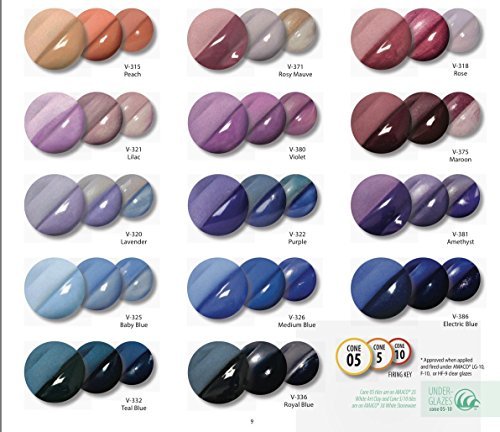 Amaco Lead-Free Velvet Underglaze - Avocado, 16 oz