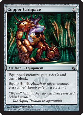 Magic: the Gathering - Copper Carapace - Mirrodin Besieged