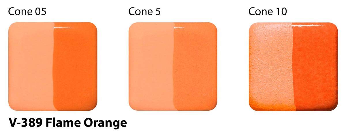 AMACO Velvet Underglaze, Pint, Flame Orange V-389, Each