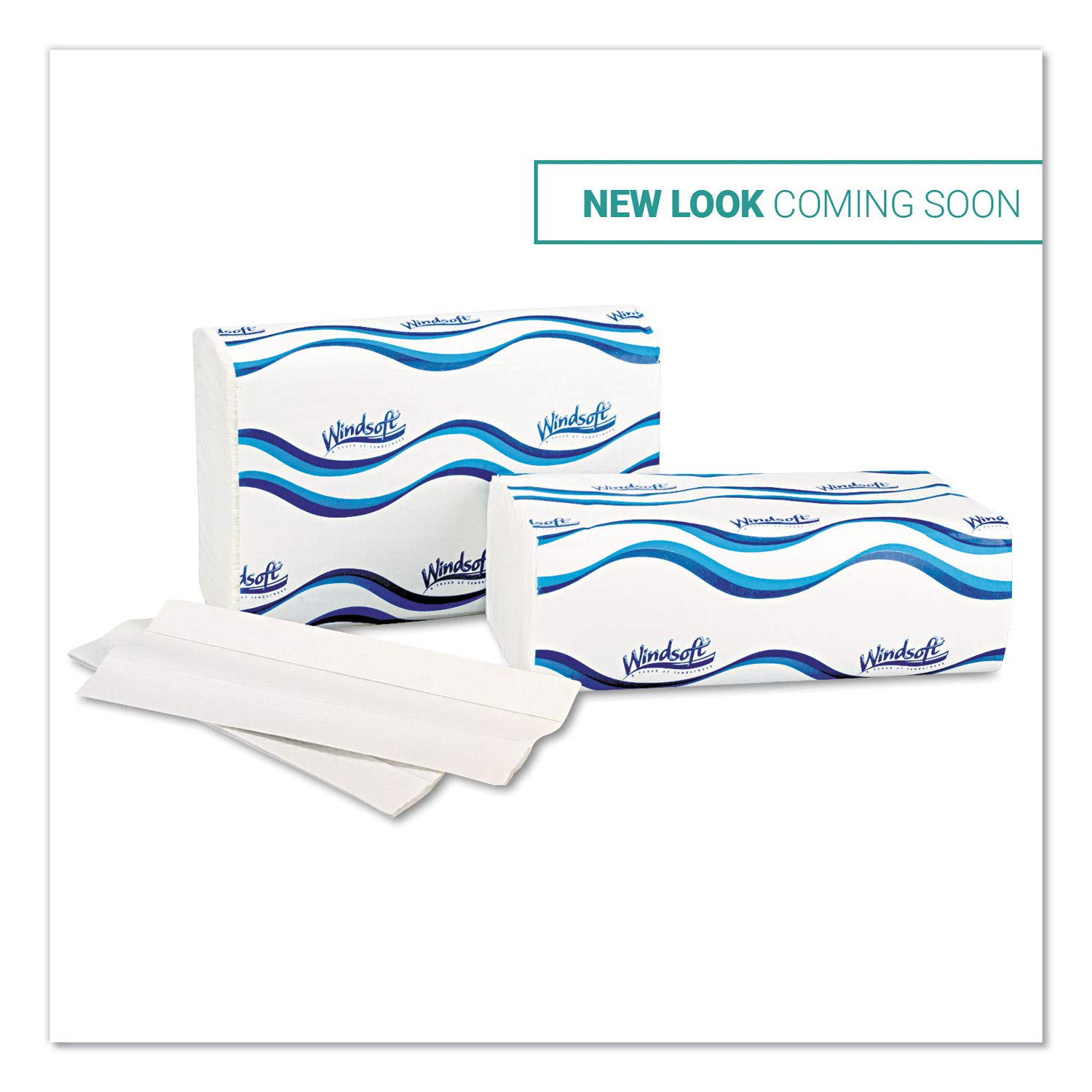 Windsoft 101 1 Ply Embossed C-Fold General Purpose Paper Towel, 10-1/10" Length x 13-1/5" Width, White (Case of 12 Packs, 200 per Pack)