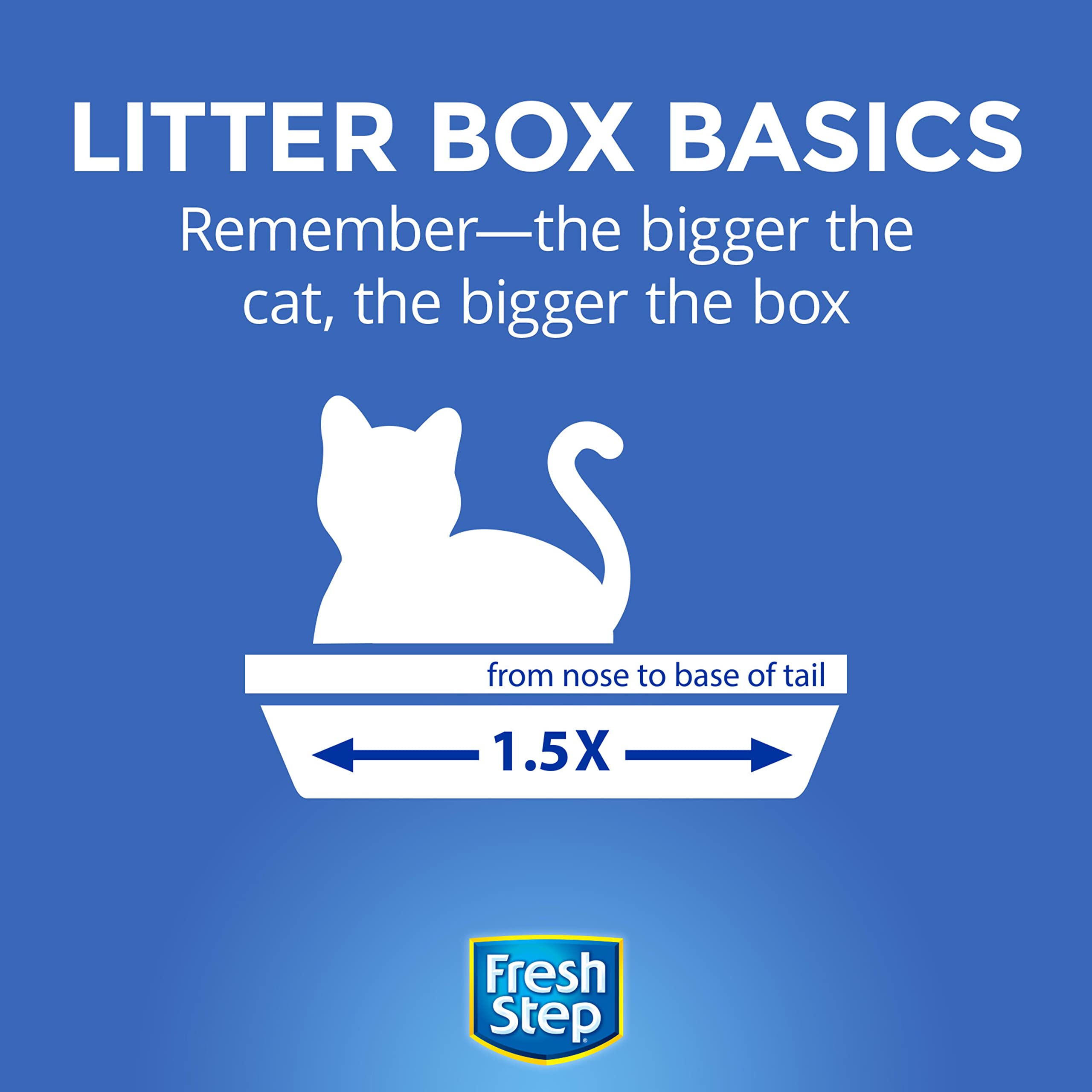 Fresh Step Non-Clumping Premium Cat Litter with Febreze Freshness, Scented - 21 Pounds (Package May Vary)