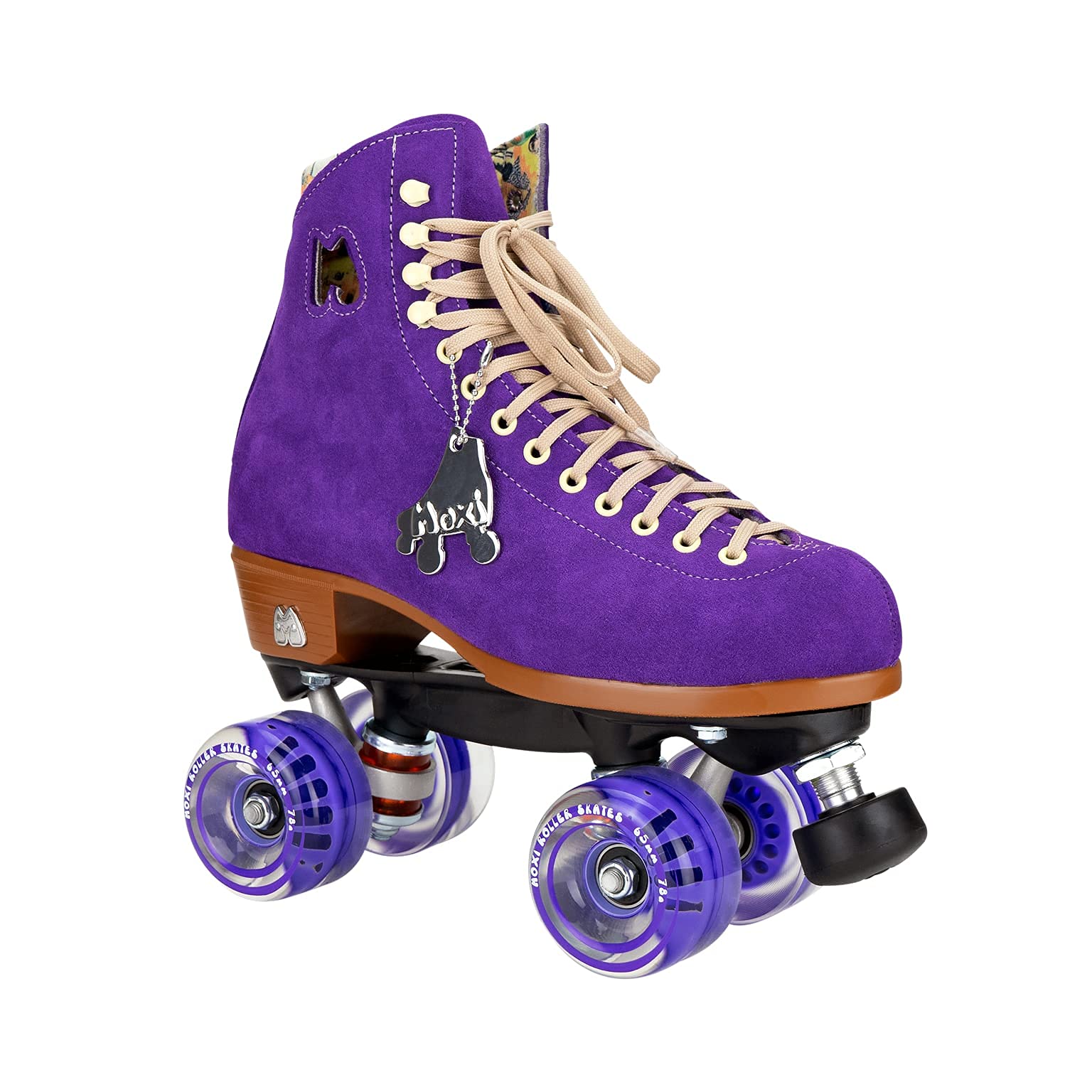 Moxi Lolly Roller Skate - Fashionable Womens Quad Roller Skate | Taffy Purple | Size 7