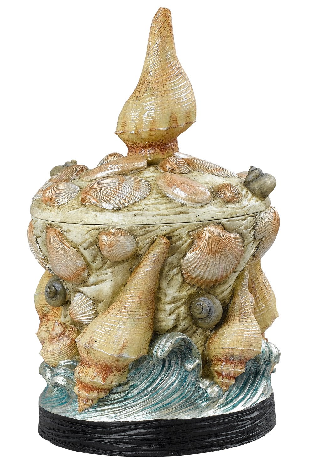 Cal Lighting TA-934BX Nautical Box from Seashell Box Collection in Bronze / Dark Finish,, Carapace (CALTA-934BX)