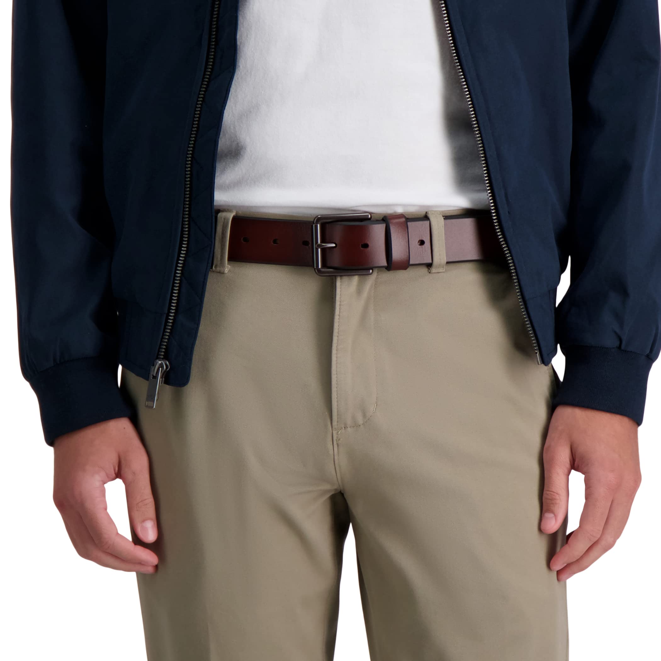 Dockers Mens Everyday Casual Regular And Big & Tall Sizing Apparel-belts, Brown, 42 US