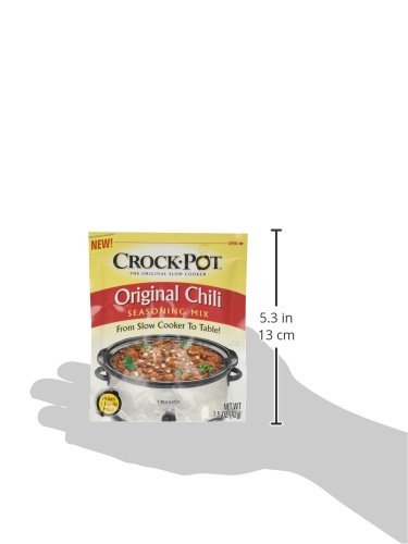 Crock Pot Original Chili Seasoning Mix (1.5 oz Packets) 3 Pack
